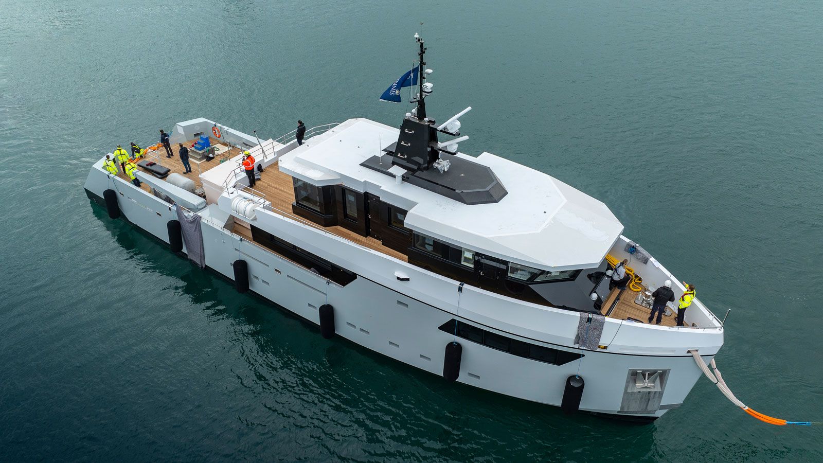 Fox: 35m Pendennis explorer yacht named and delivered